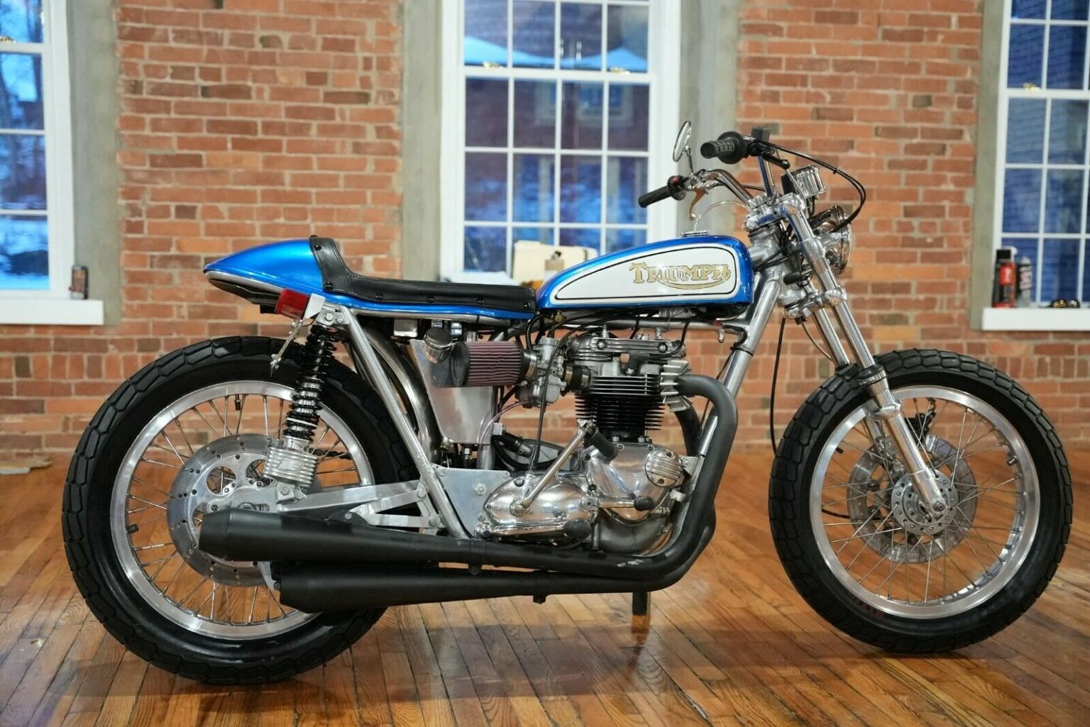 A 1968 Triumph T120R 750 Factory TT Racer Ridden By Gene Romero