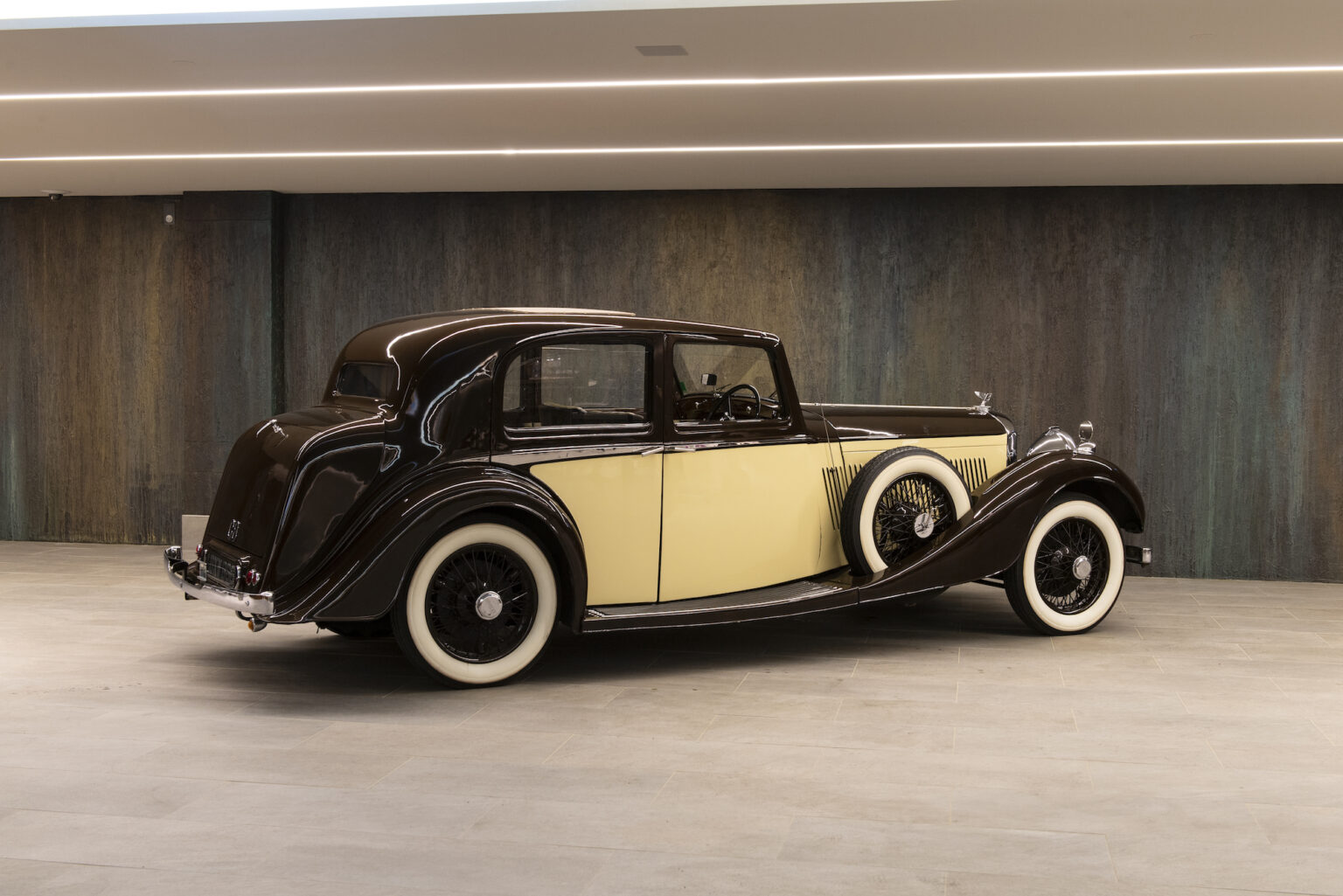 A Rare Bentley 4¼ Liter Vanden Plas Pillarless Saloon