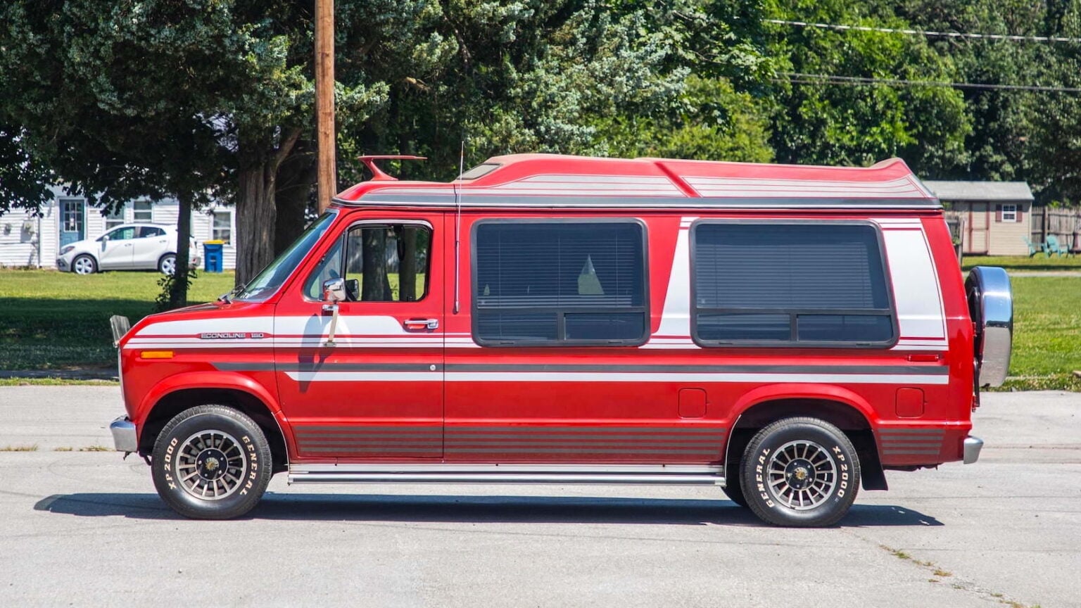 An Original Custom 1980s Ford Econoline Van