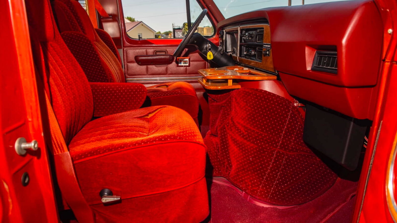An Original Custom 1980s Ford Econoline Van