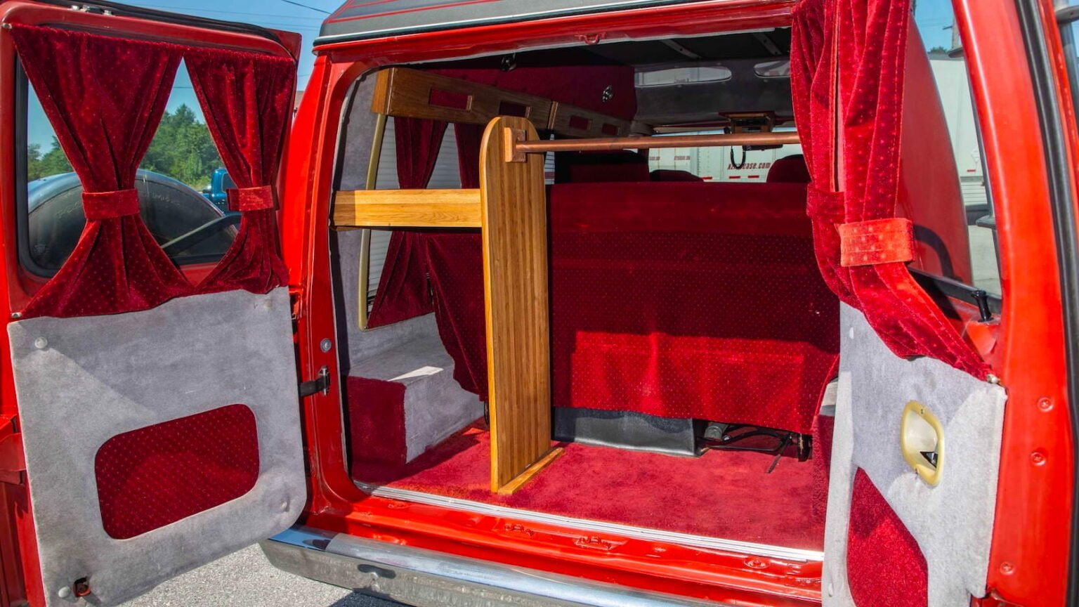 An Original Custom 1980s Ford Econoline Van