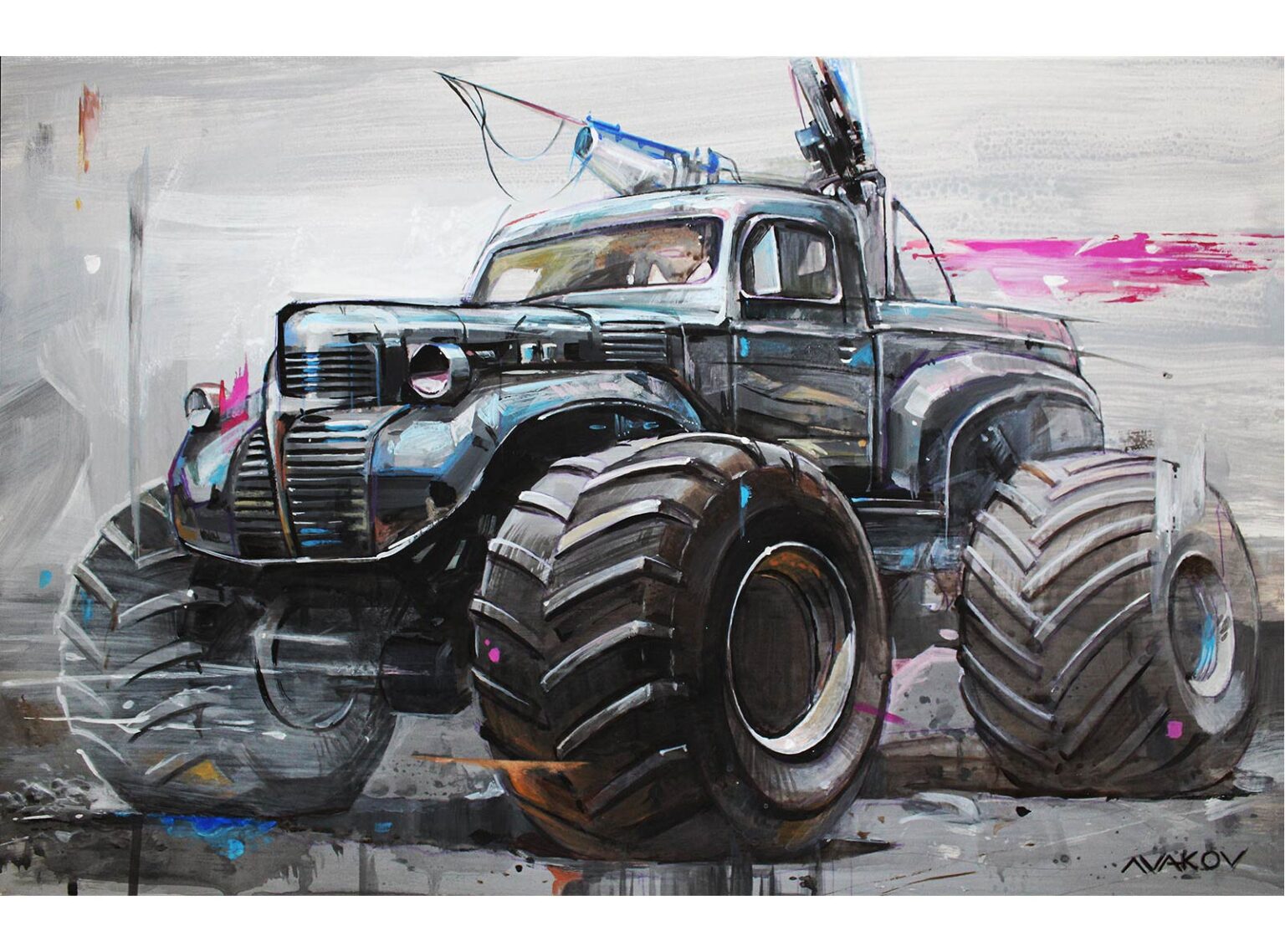 The Extraordinary Automotive Art Of Avakov Ilya