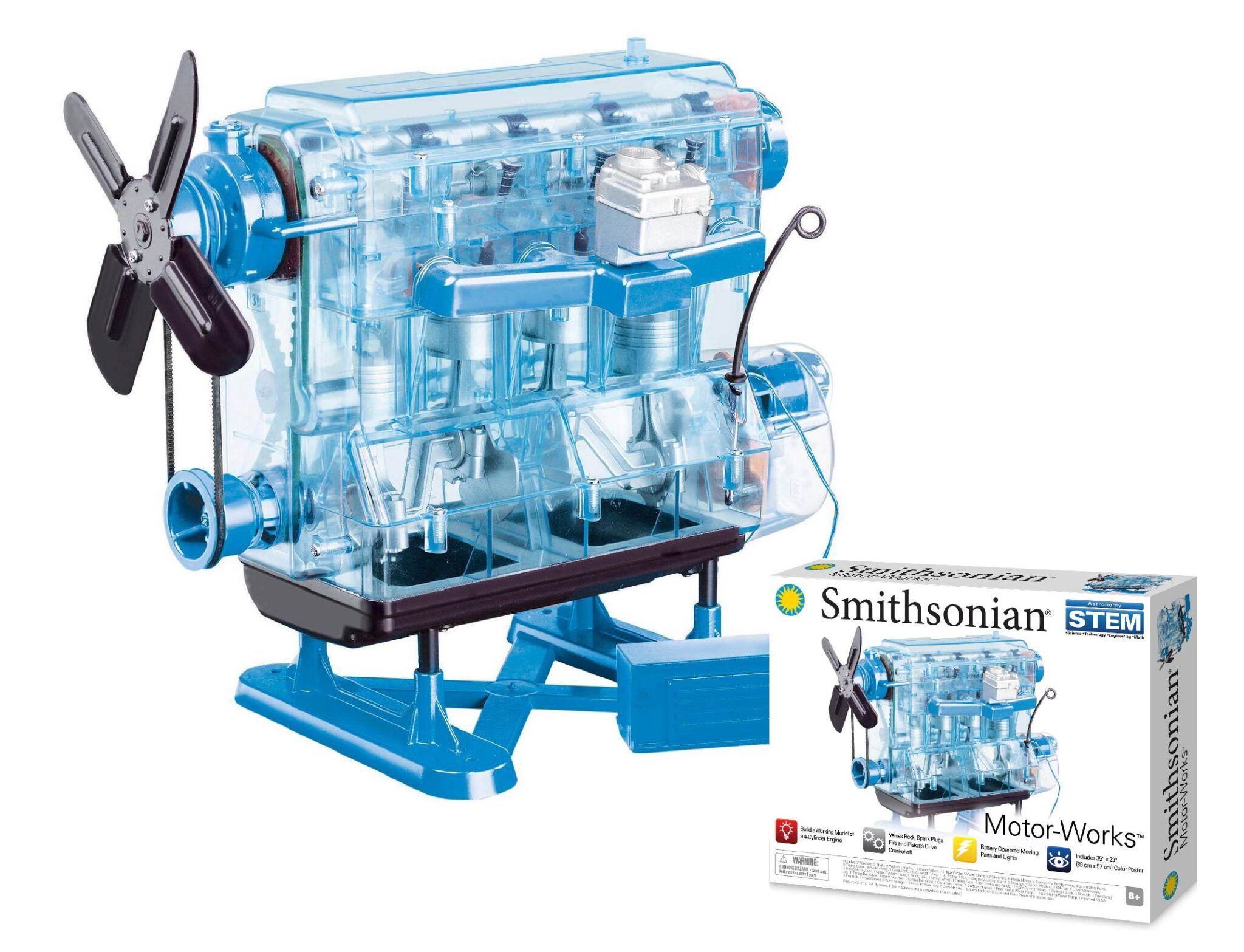 The Smithsonian Motor-Works Moving Engine Model – $31 USD
