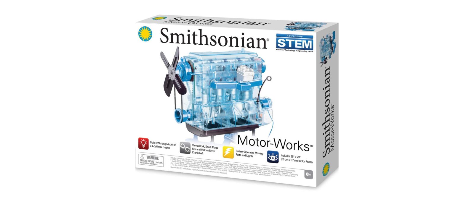 The Smithsonian Motor-Works Moving Engine Model – $31 USD