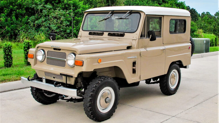 For Sale: A Restored 1969 Nissan Patrol 60