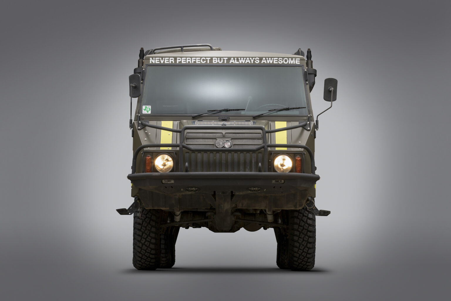 A Steyr-Puch Pinzgauer 6×6 With Art By Ornamental Conifer