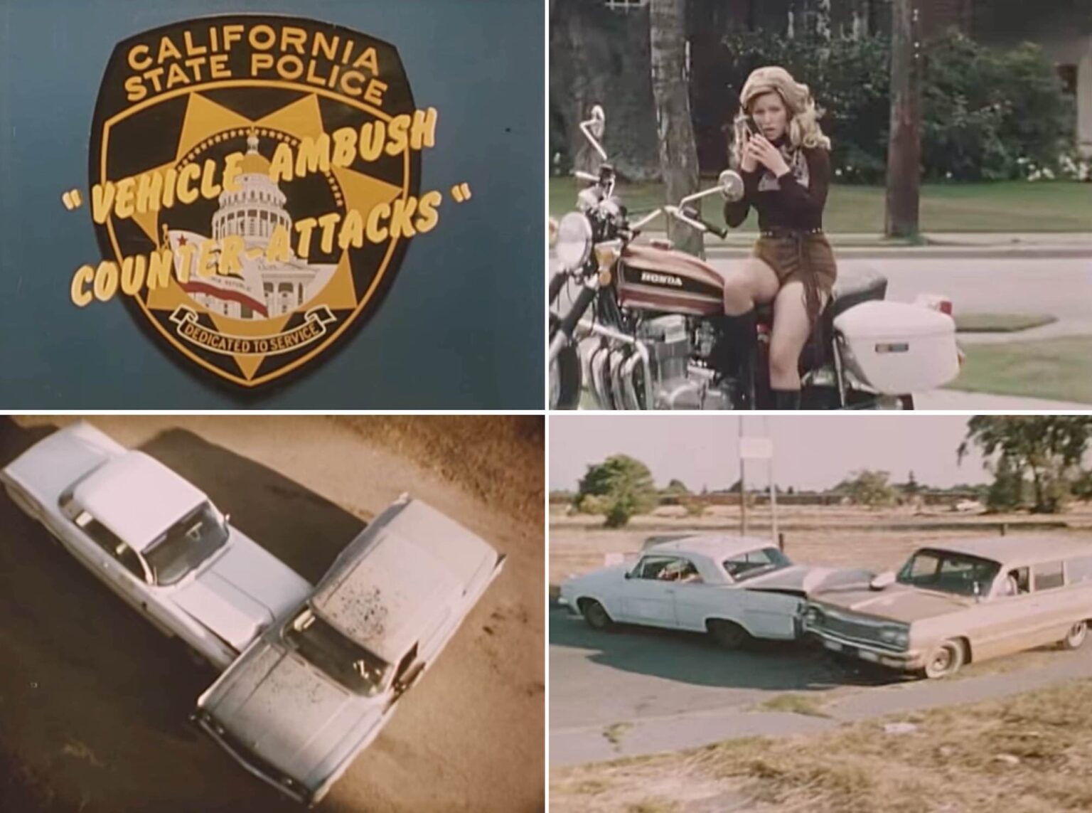 Vehicle Ambush Counterattacks: A 1970s Police Training Film