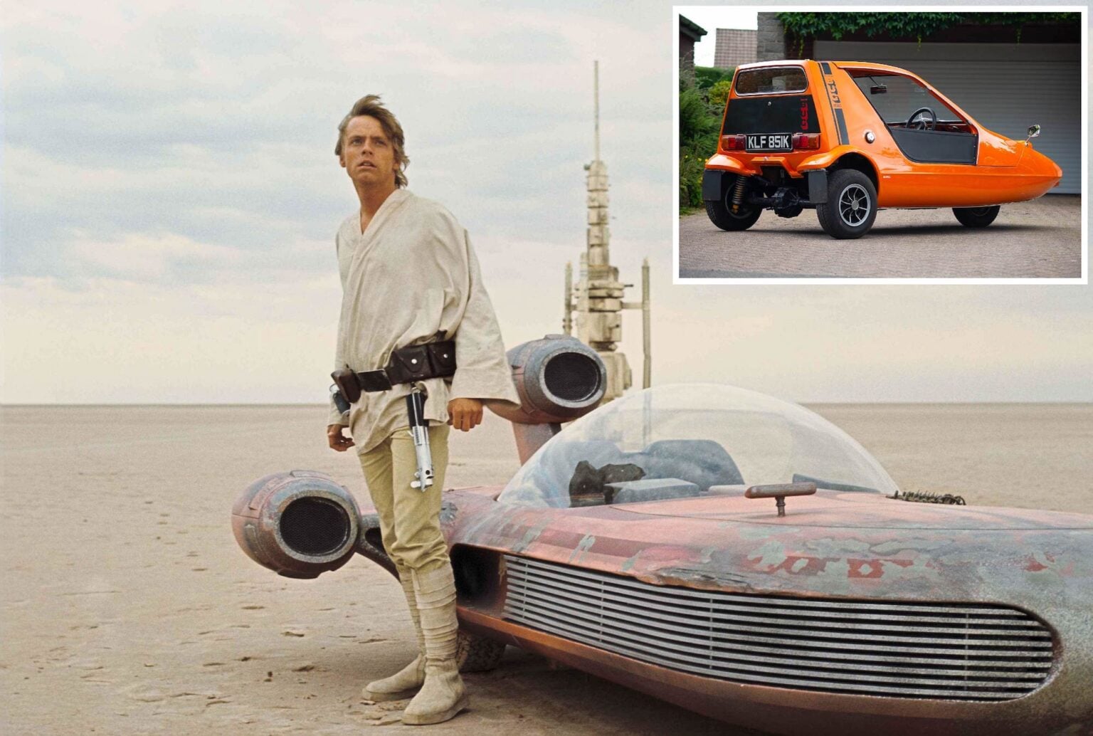 The Car The Star Wars Landspeeder Was Based On: The Bond Bug