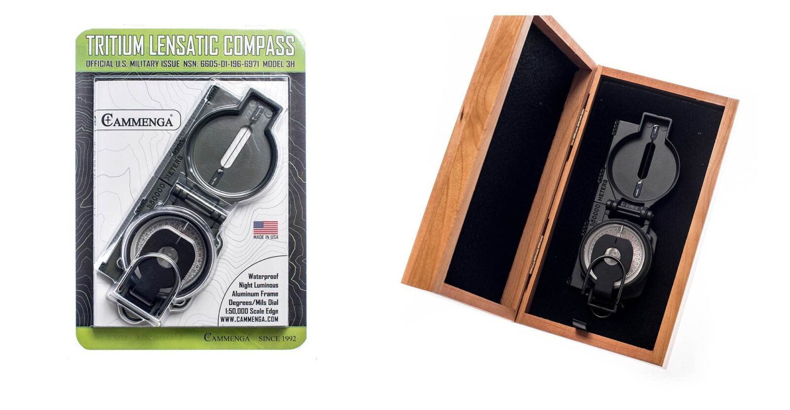 Cammenga Tritium Compass 3H: Made In The USA – $100+ USD