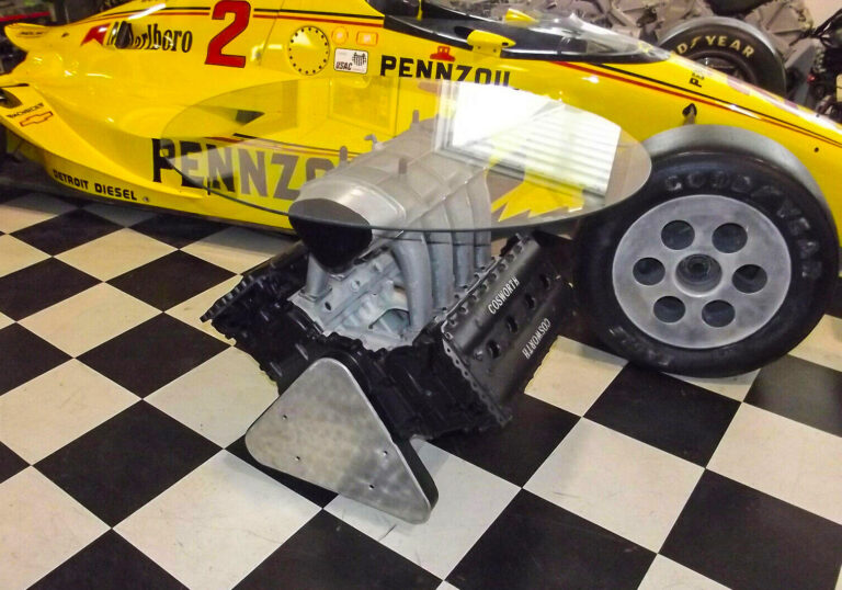 A $5,000 Coffee Table Made From A Cosworth DFX INDY Racing Engine