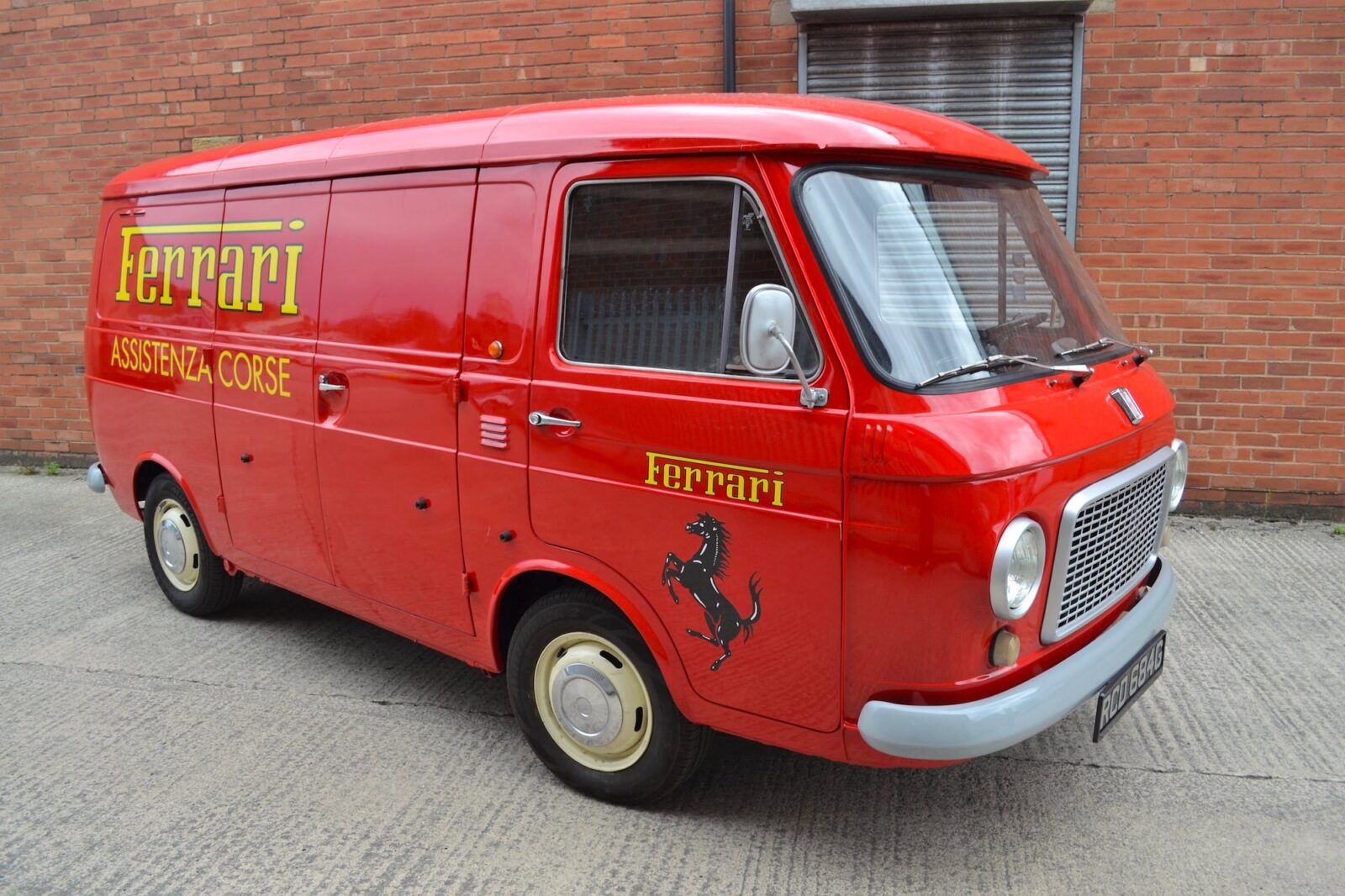 Van Royalty: A 1969 Fiat 238 B Van In Ferrari Livery