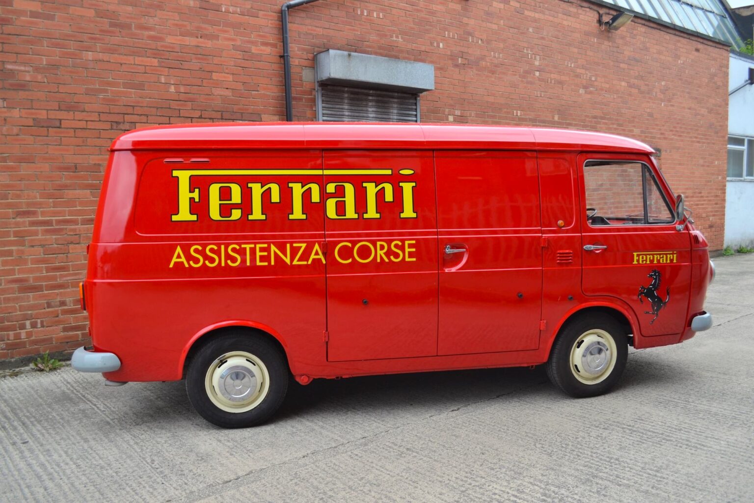 Van Royalty: A 1969 Fiat 238 B Van In Ferrari Livery