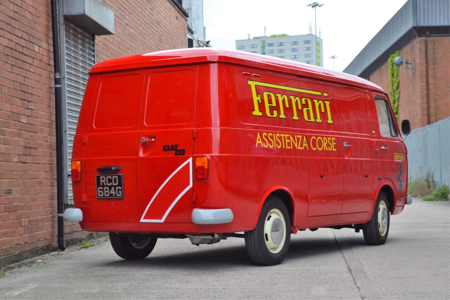 Van Royalty: A 1969 Fiat 238 B Van In Ferrari Livery