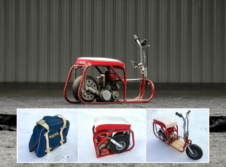 A Rare Fuji Go Devil Folding Mini Scooter – The "Suitcase Motorcycle"