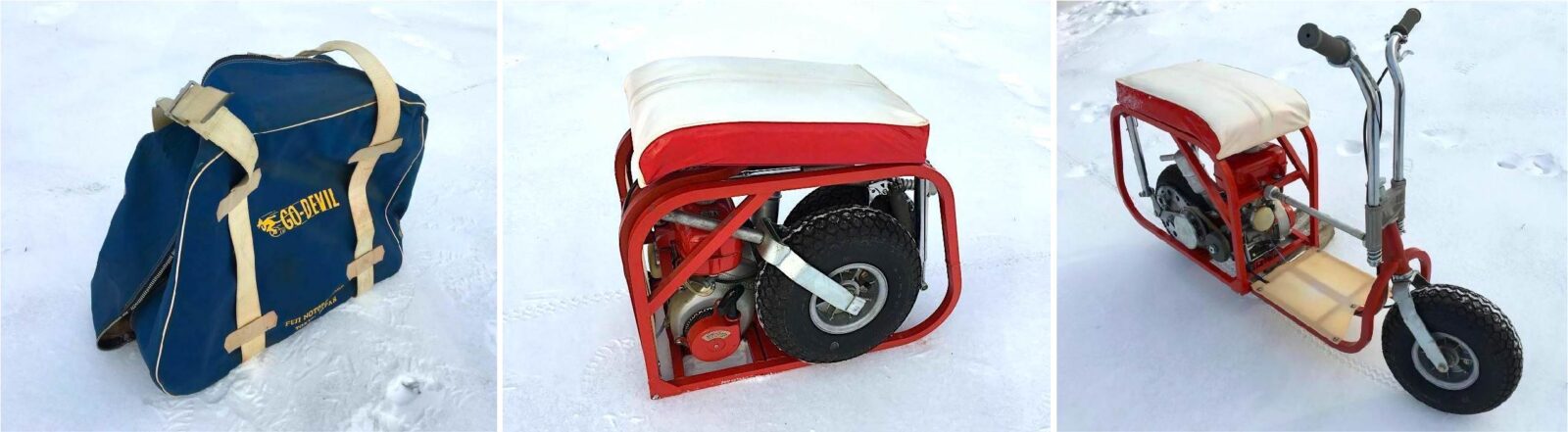 A Rare Fuji Go Devil Folding Mini Scooter – The "Suitcase Motorcycle"