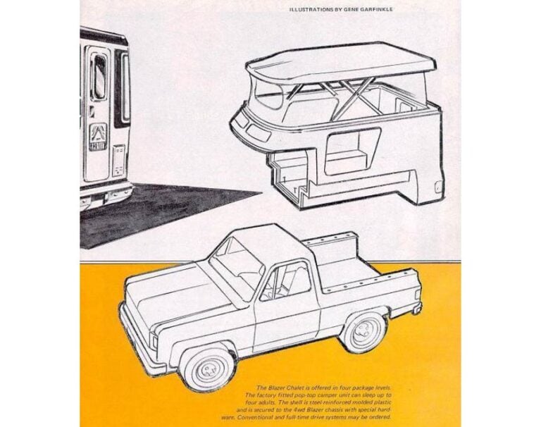 The Chevrolet Blazer Chalet: A Four-Wheel Drive Adventure Camper