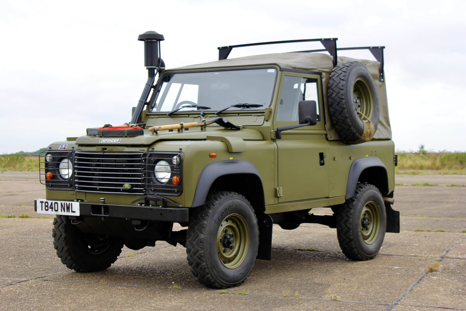 The Rare Land Rover Winter Water Wolf: A Defender For The Royal Marines