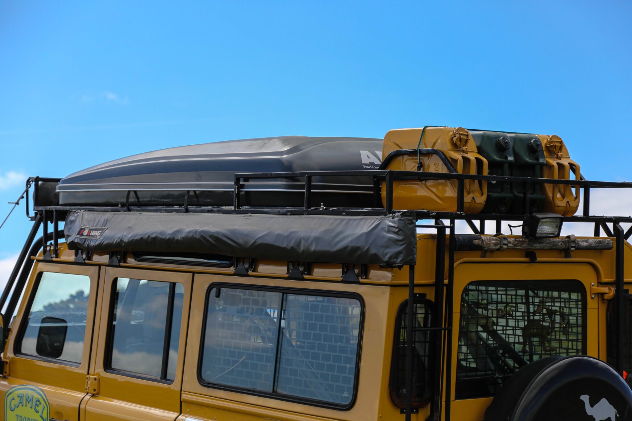 An Original Camel Trophy Land Rover Defender