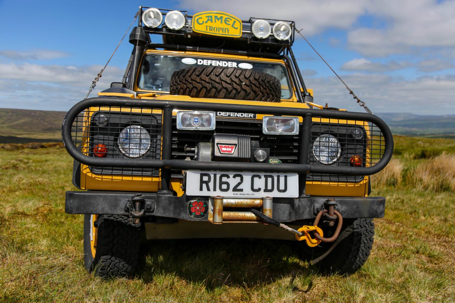 An Original Camel Trophy Land Rover Defender