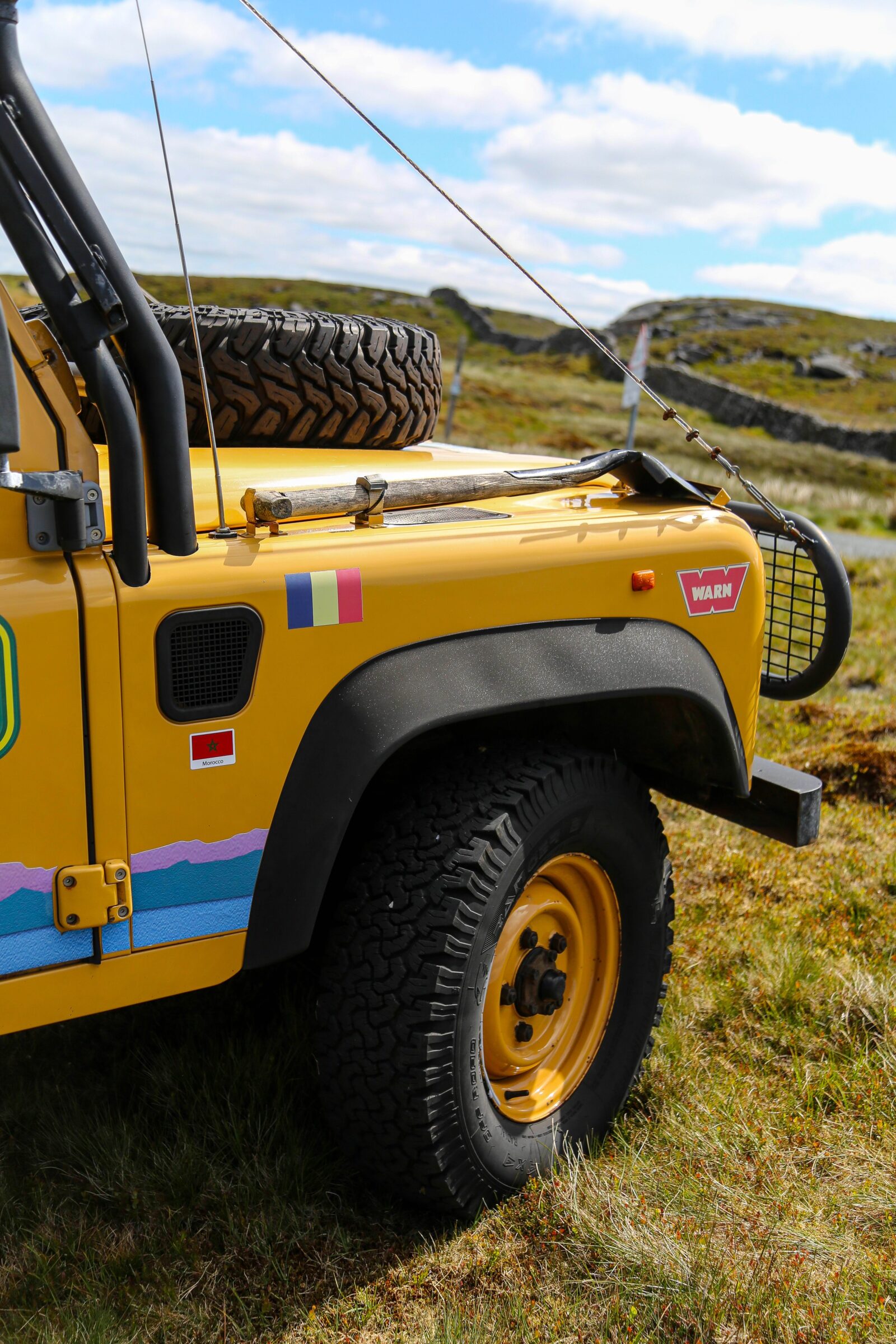 An Original Camel Trophy Land Rover Defender