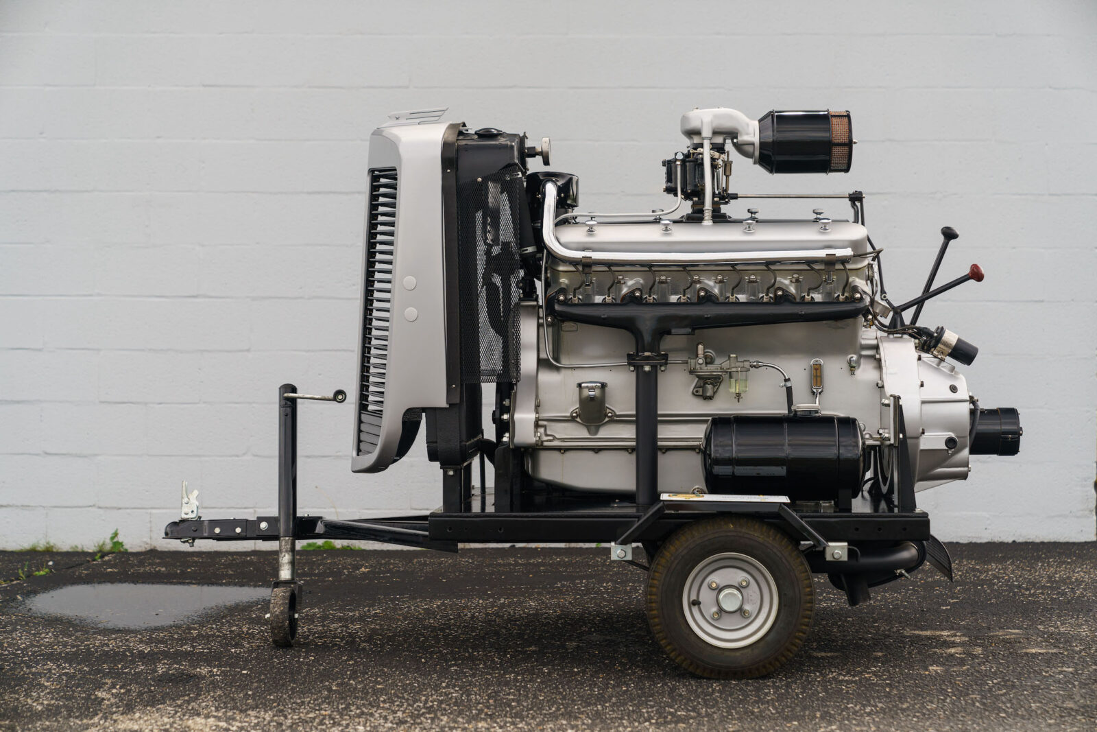 A Rare, Fully Functioning Marmon V16 Engine On A Display Stand