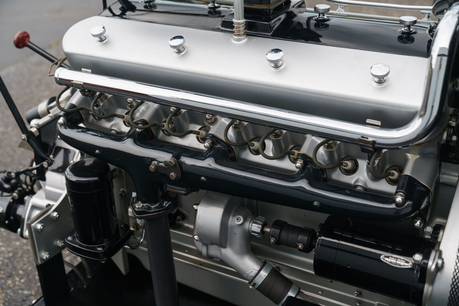 A Rare, Fully Functioning Marmon V16 Engine On A Display Stand