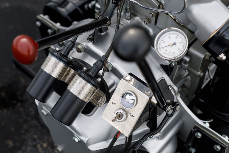 A Rare, Fully Functioning Marmon V16 Engine On A Display Stand