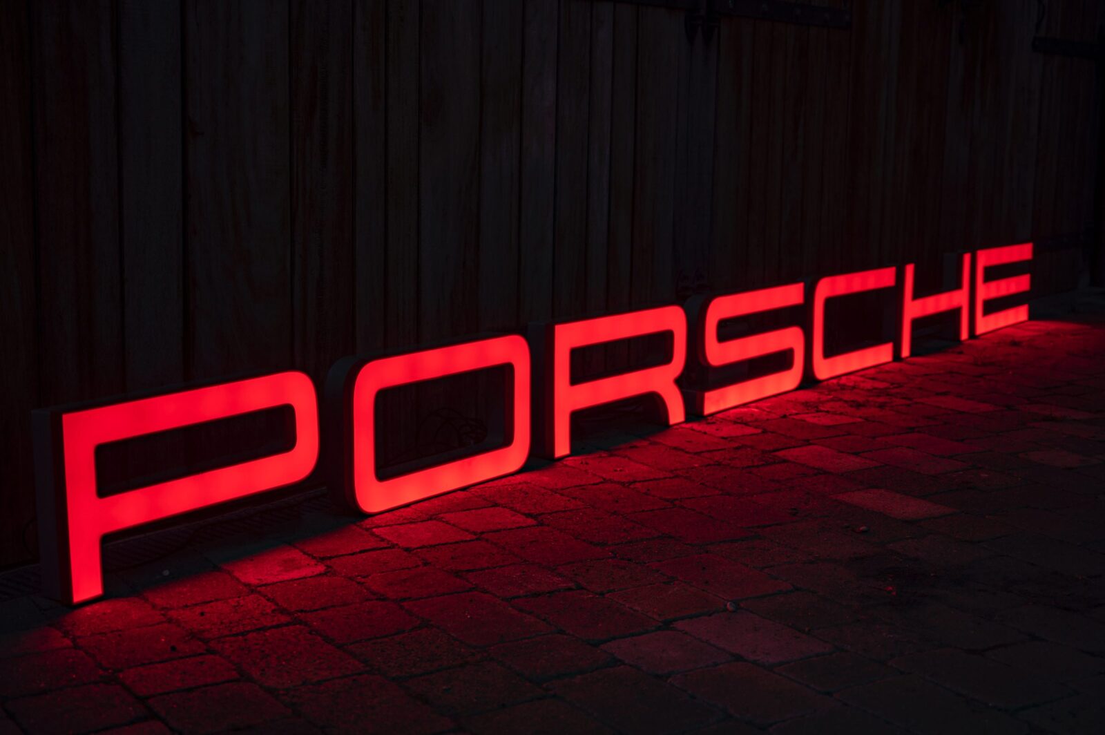 For Sale: An Illuminated Porsche Dealership Sign