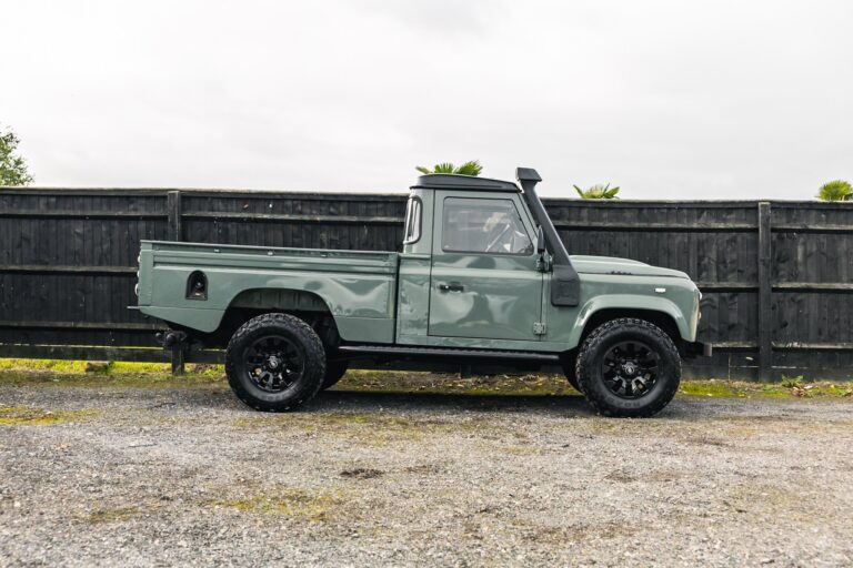 A Turbodiesel Land Rover Defender Pick Up Truck