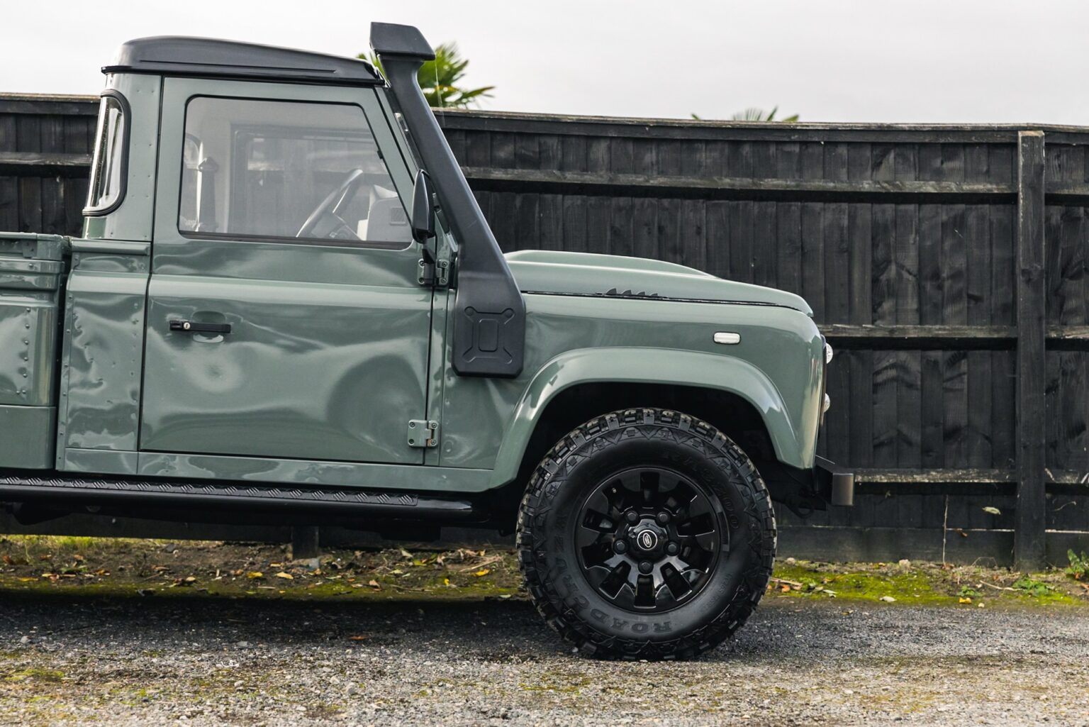 A Turbodiesel Land Rover Defender Pick Up Truck