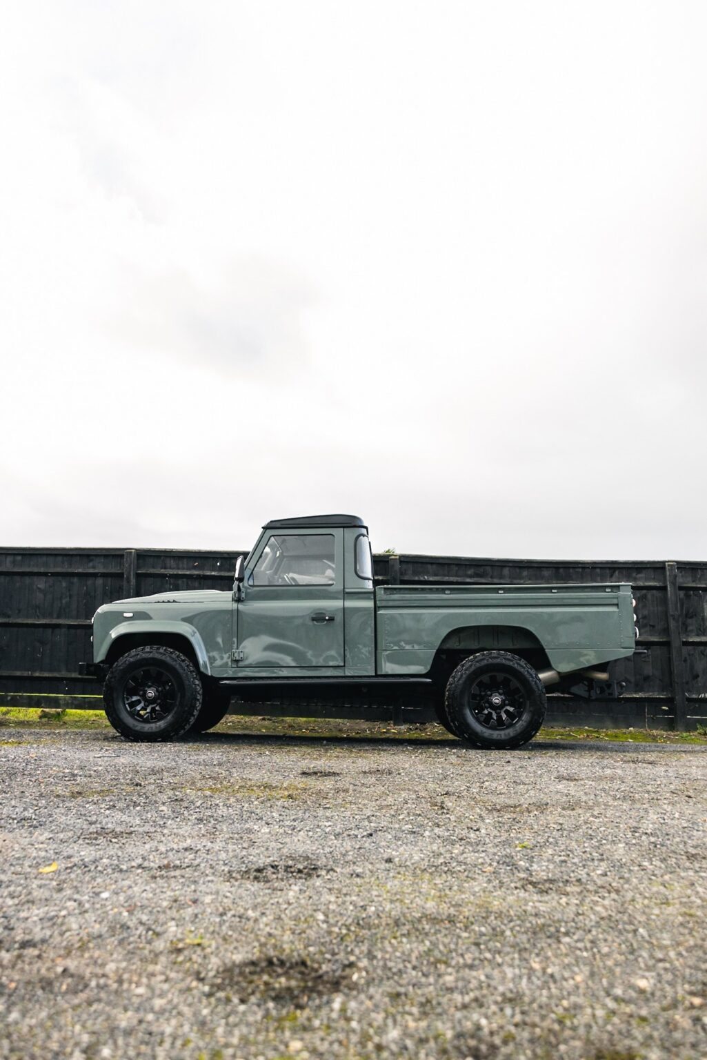 A Turbodiesel Land Rover Defender Pick Up Truck