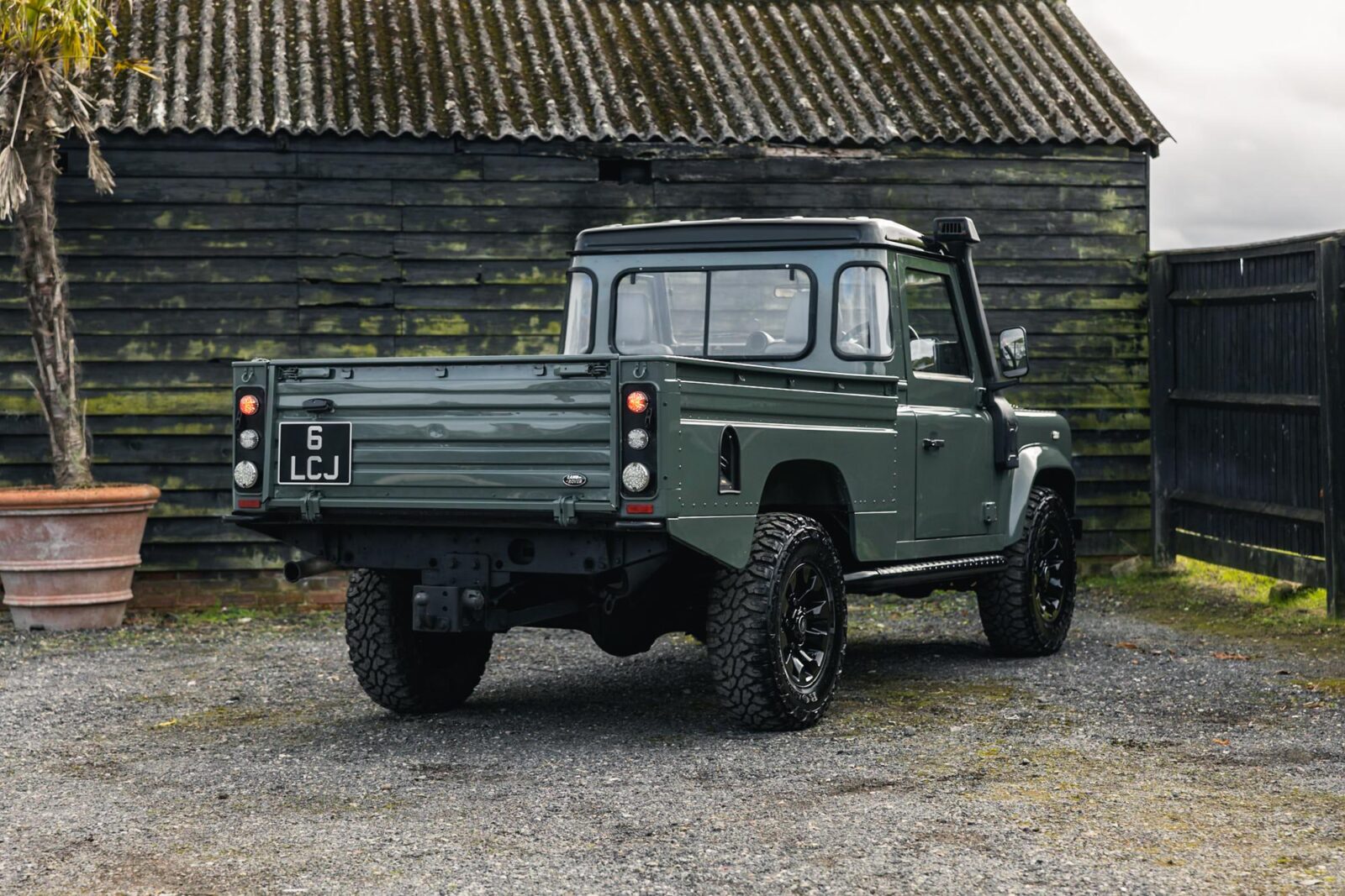 A Turbodiesel Land Rover Defender Pick Up Truck