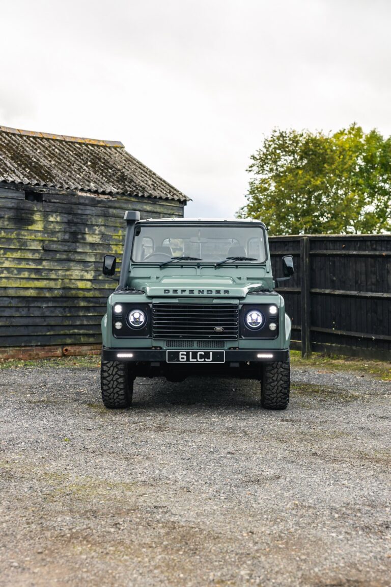 A Turbodiesel Land Rover Defender Pick Up Truck