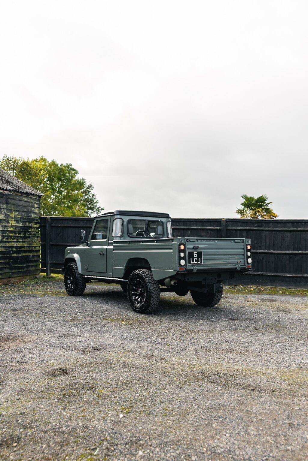 A Turbodiesel Land Rover Defender Pick Up Truck