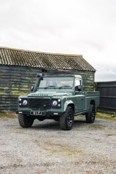 A Turbodiesel Land Rover Defender Pick Up Truck