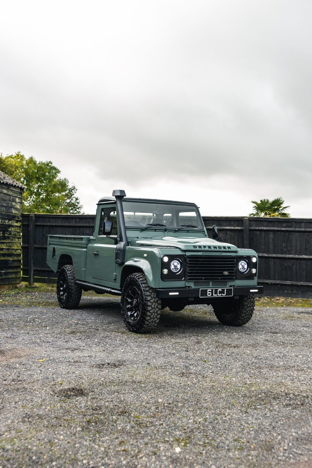 A Turbodiesel Land Rover Defender Pick Up Truck
