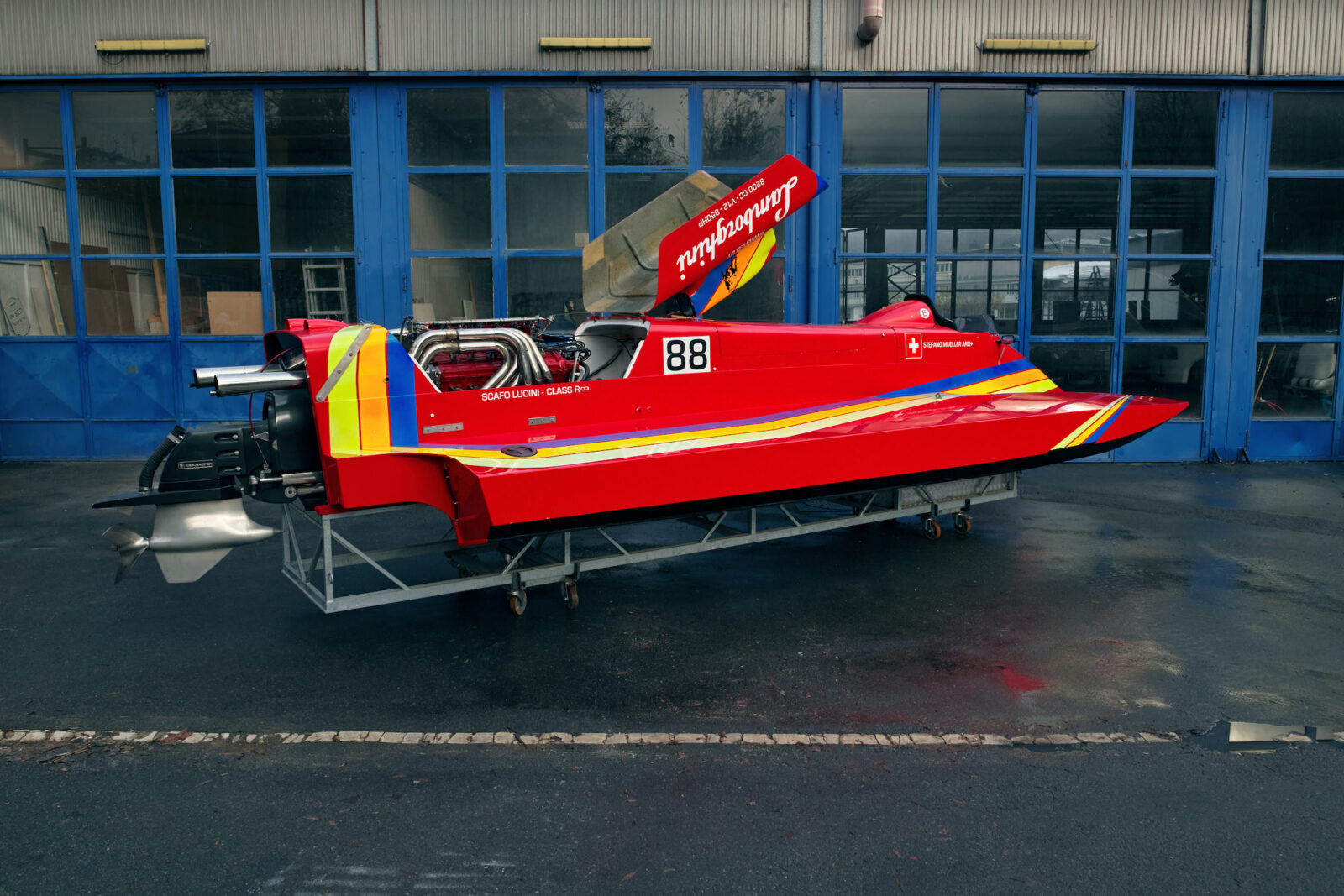 The Lucini Lamborghini Hydroplane – Powered By An 8.2 Liter Lamborghini ...