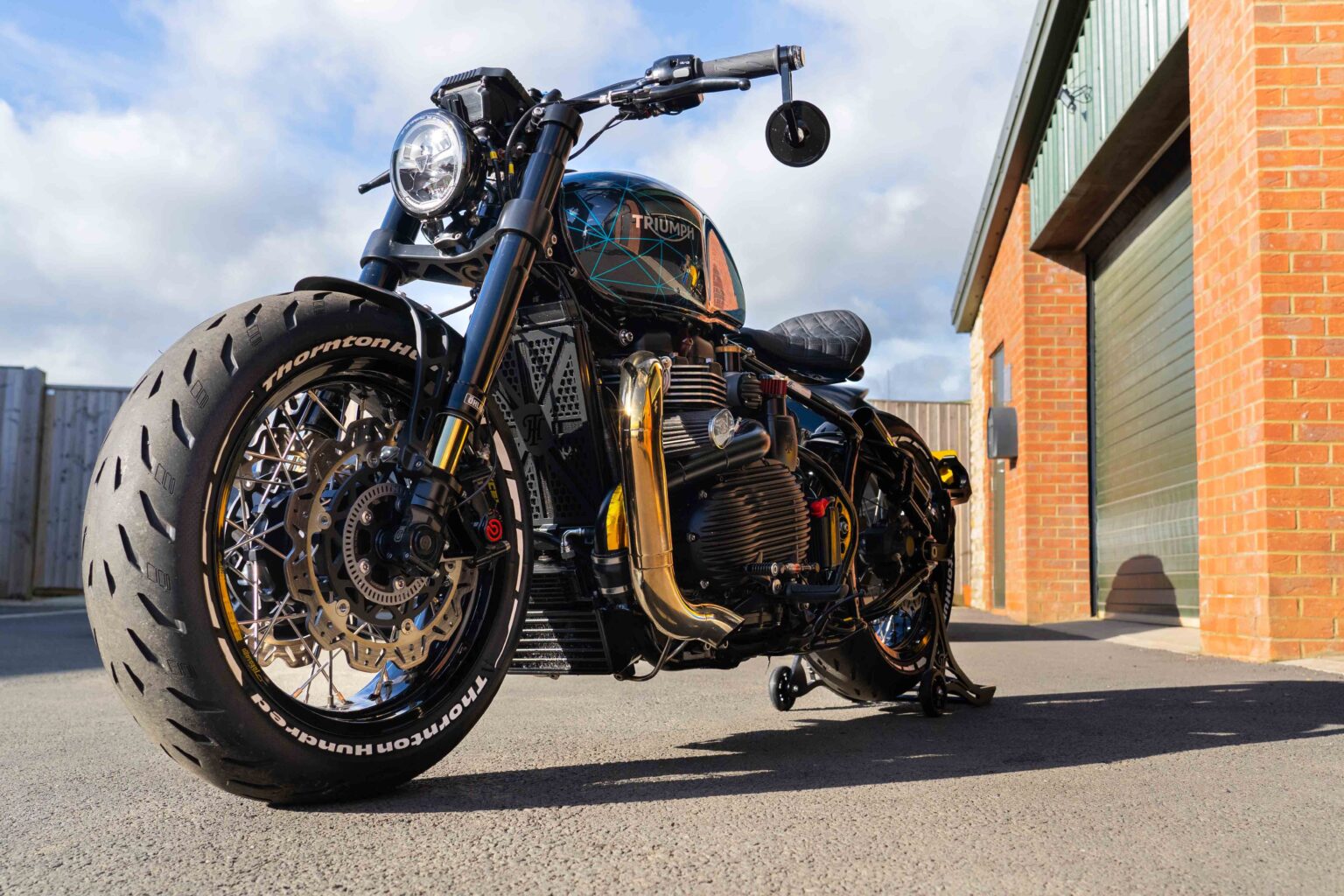 The World's Fastest Bobber: A Triumph Bobber With A Supercharger + NOS ...