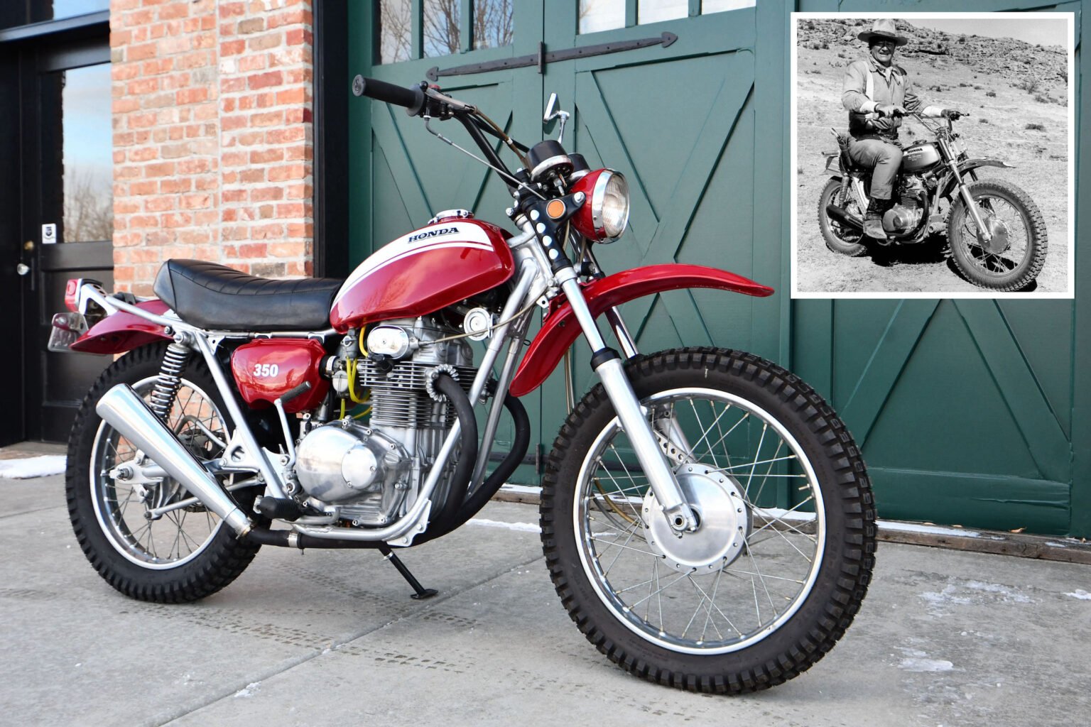 John Wayne's Honda SL350 Is For Sale