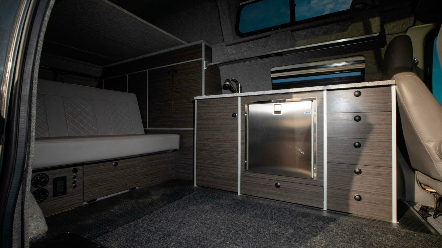 Off-Grid Adventure Vehicle: A Ford E350 4x4 Camper Van With 440+ HP