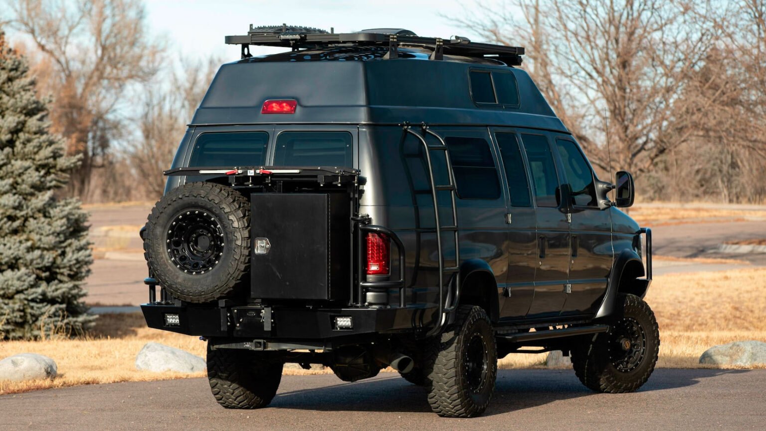 Off-Grid Adventure Vehicle: A Ford E350 4x4 Camper Van With 440+ HP