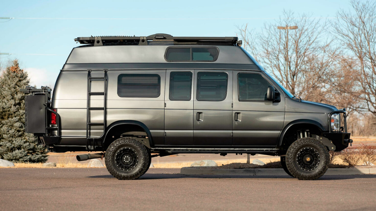 Off-Grid Adventure Vehicle: A Ford E350 4x4 Camper Van With 440+ HP