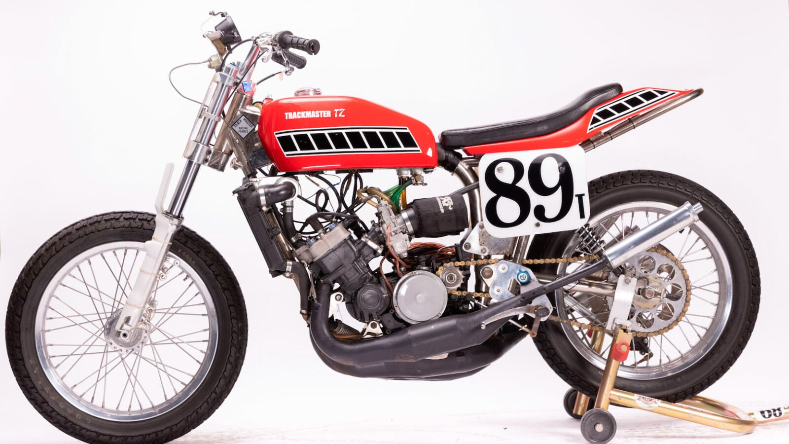 A Handbuilt Yamaha Trackmaster TZ750 Dirt Tracker With 120+HP