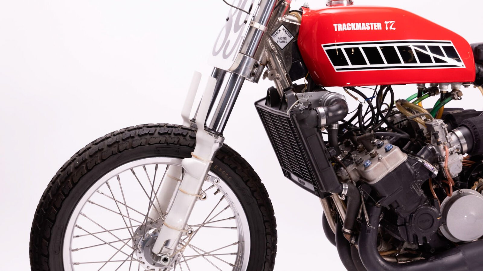 A Handbuilt Yamaha Trackmaster TZ750 Dirt Tracker With 120+HP