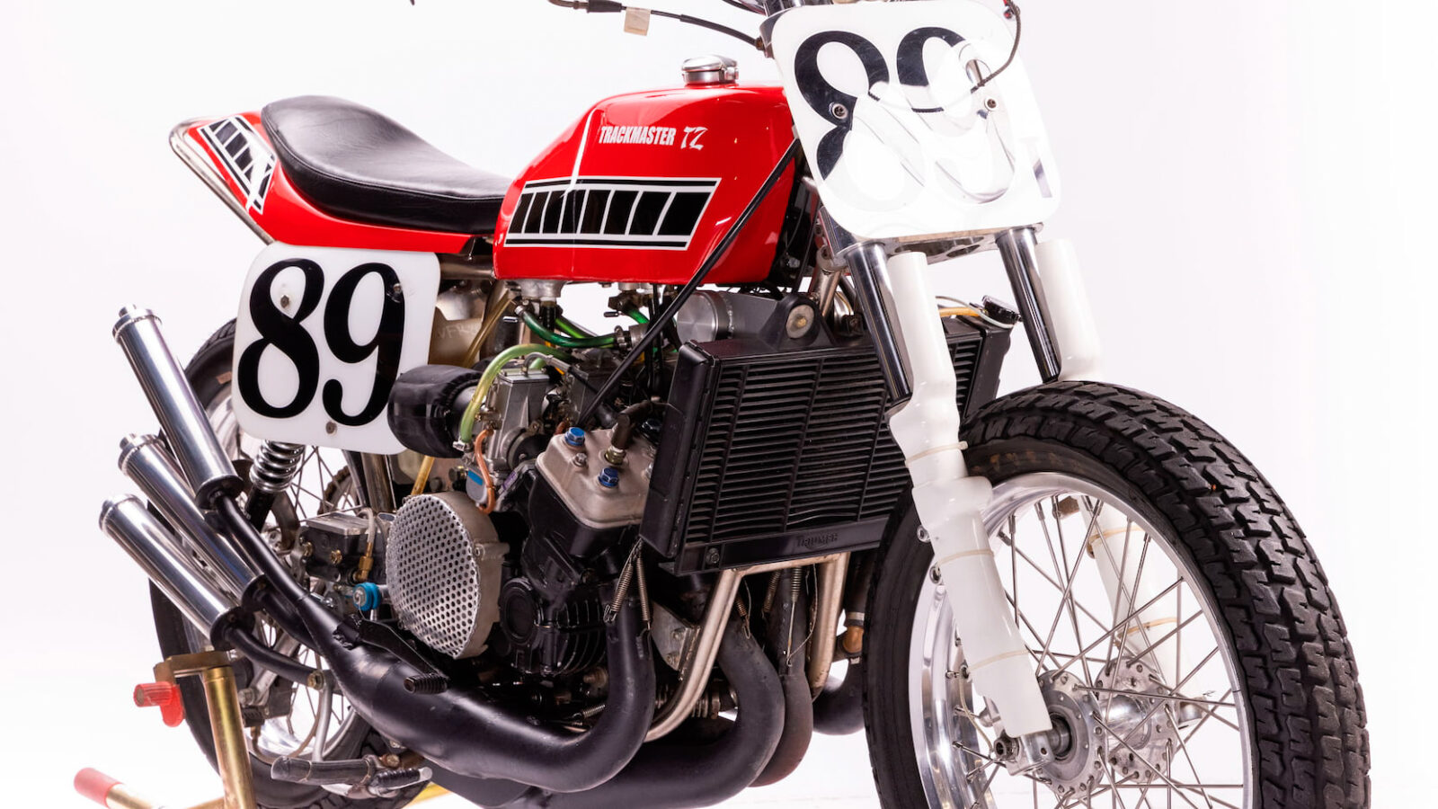A Handbuilt Yamaha Trackmaster TZ750 Dirt Tracker With 120+HP