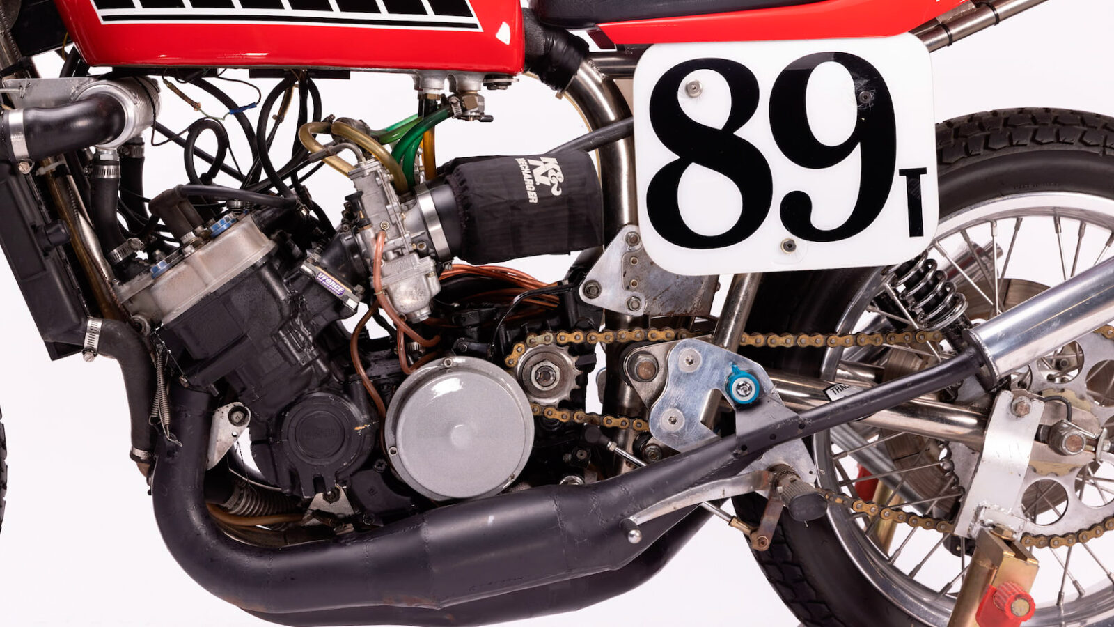 A Handbuilt Yamaha Trackmaster TZ750 Dirt Tracker With 120+HP