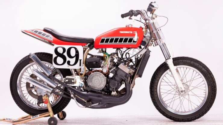 A Handbuilt Yamaha Trackmaster TZ750 Dirt Tracker With 120+HP