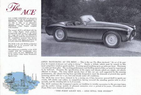 A Project Car For The Ambitious: 1963 AC Ace 2.6 Roadster