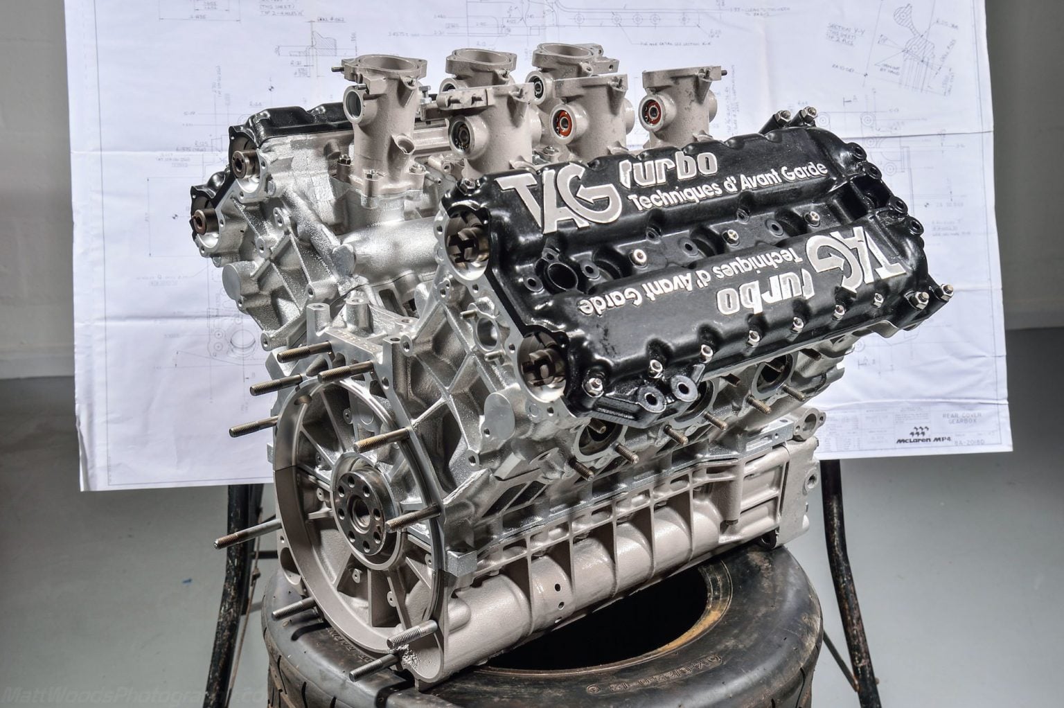 Engine Rebuild Challenge: A McLaren MP4/2 Porsche-TAG Formula 1 Engine
