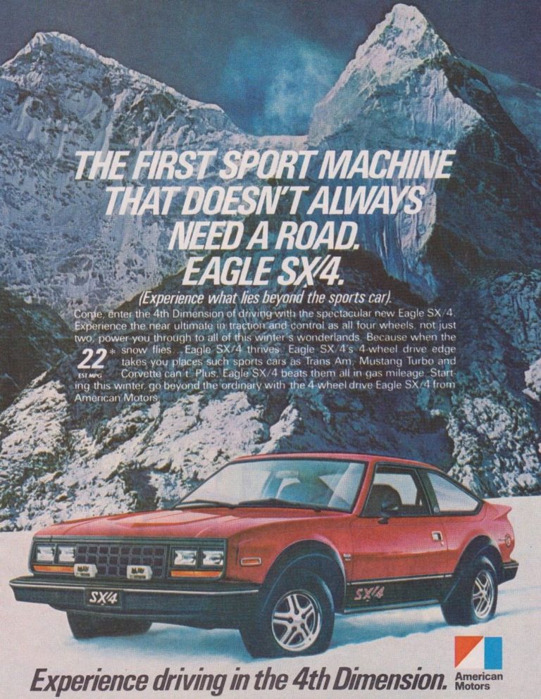 The AMC Eagle SX/4 – An American 4x4 Sports Car That Was Ahead Of Its Time